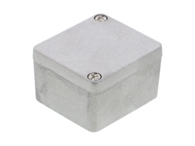 Enclosure, Die-cast Aluminum, S-8100 Series, without External Mounting Flanges, 180 x 180 x 101mm Outside Dimensions, not Painted