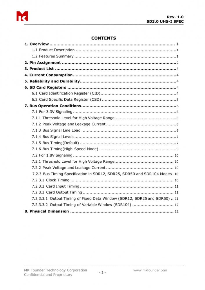 MKSD008G-CGT1 datasheet page 2