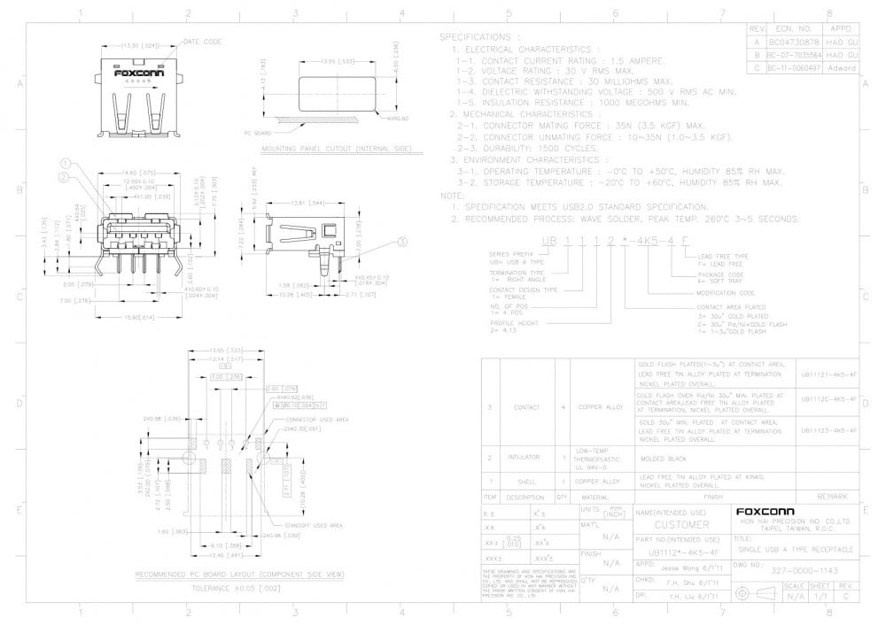 UB11123-4K5-4F technical document preview