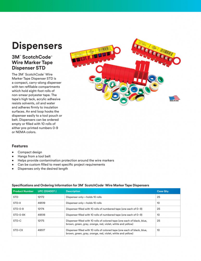 3M ScotchCode product literature page 2