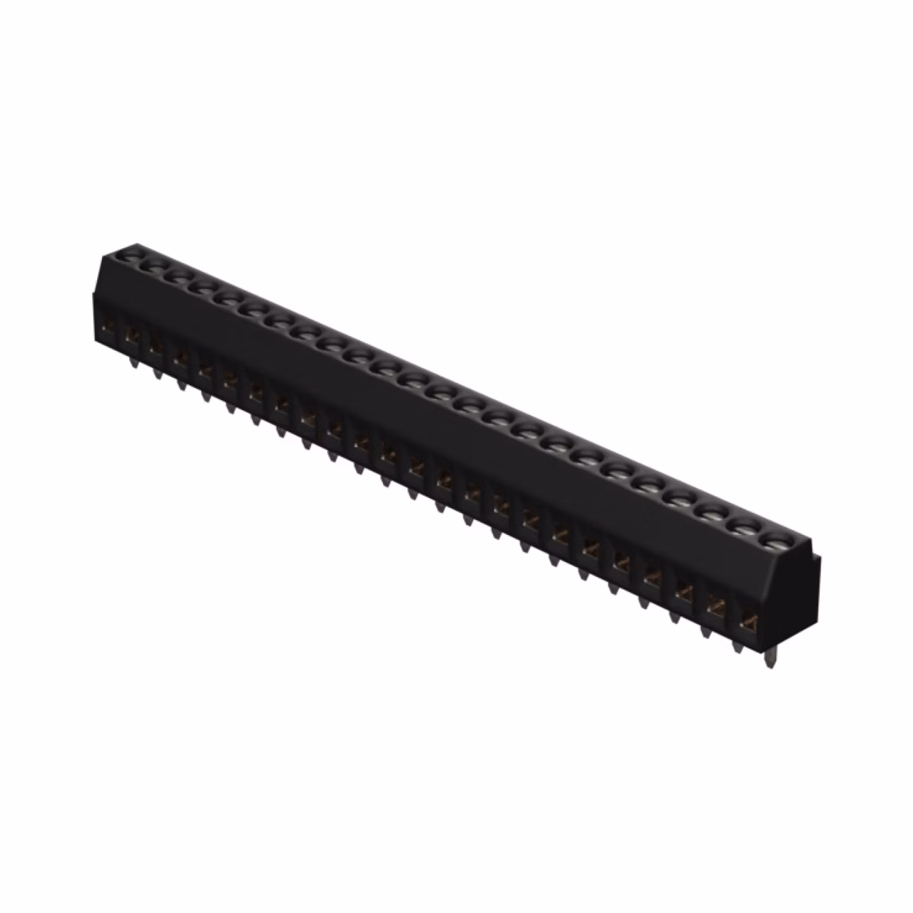 3.50mm Pitch Beau Eurostyle Fixed Mount PCB Terminal Block, 24 Circuits for sale