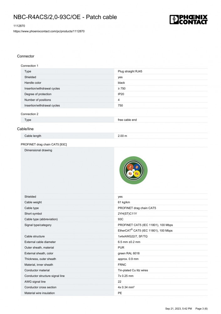 Phoenix Contact 1112870 technical document page 3