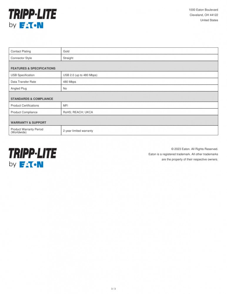 M100-010-GY-MAX technical document page 3