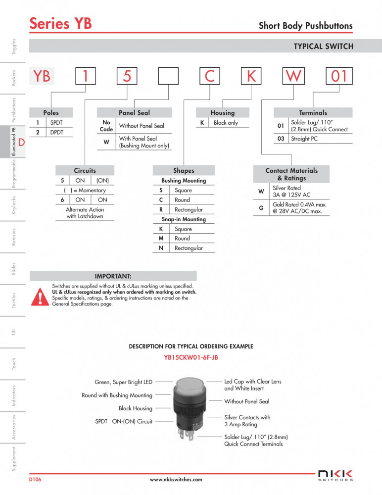 YB series technical document page 3
