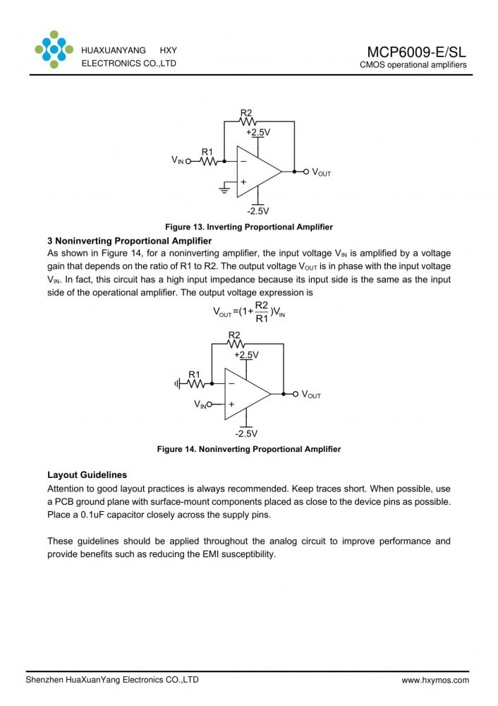 MCP6009-E/SL-HXY datasheet page 9