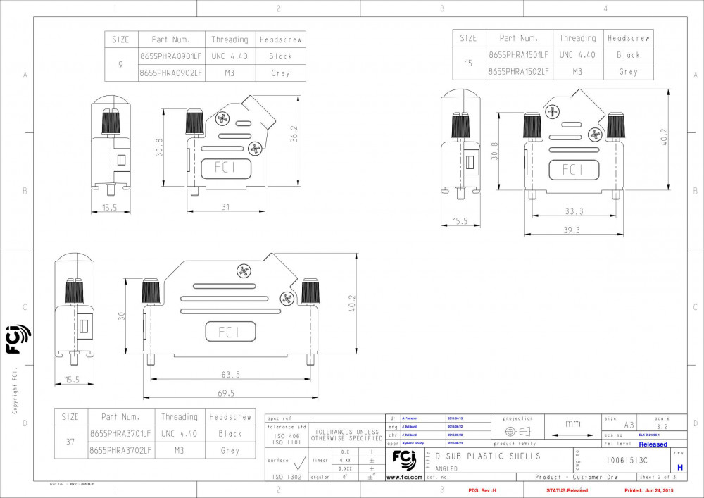 Amphenol 8655PHRA0901LF document page 2