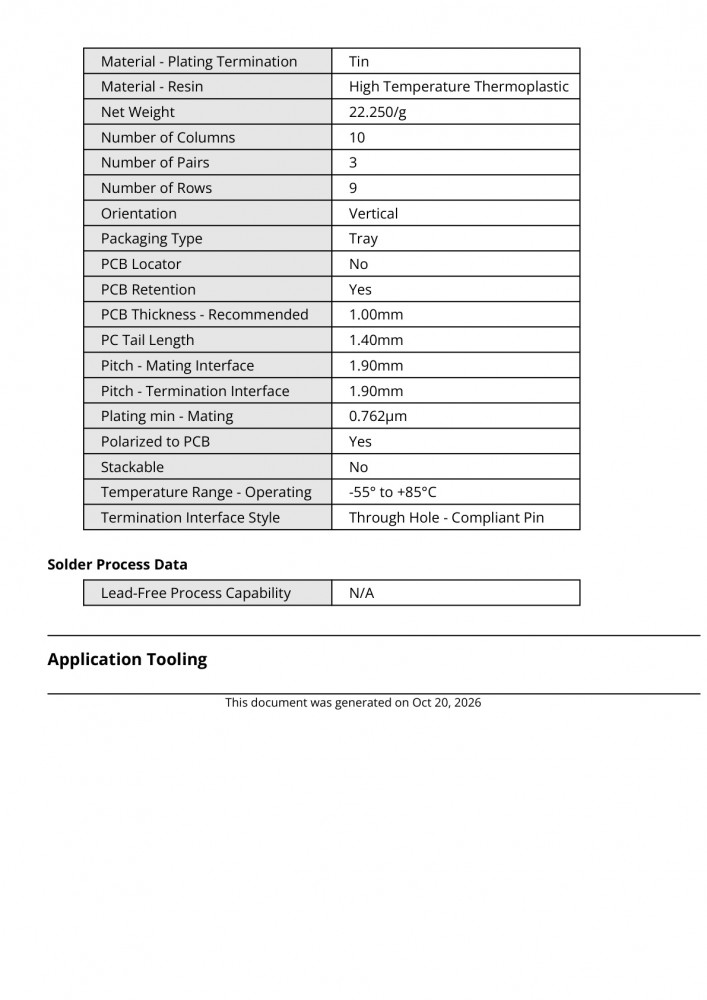 MOLEX 1704153122 technical document image, page 3