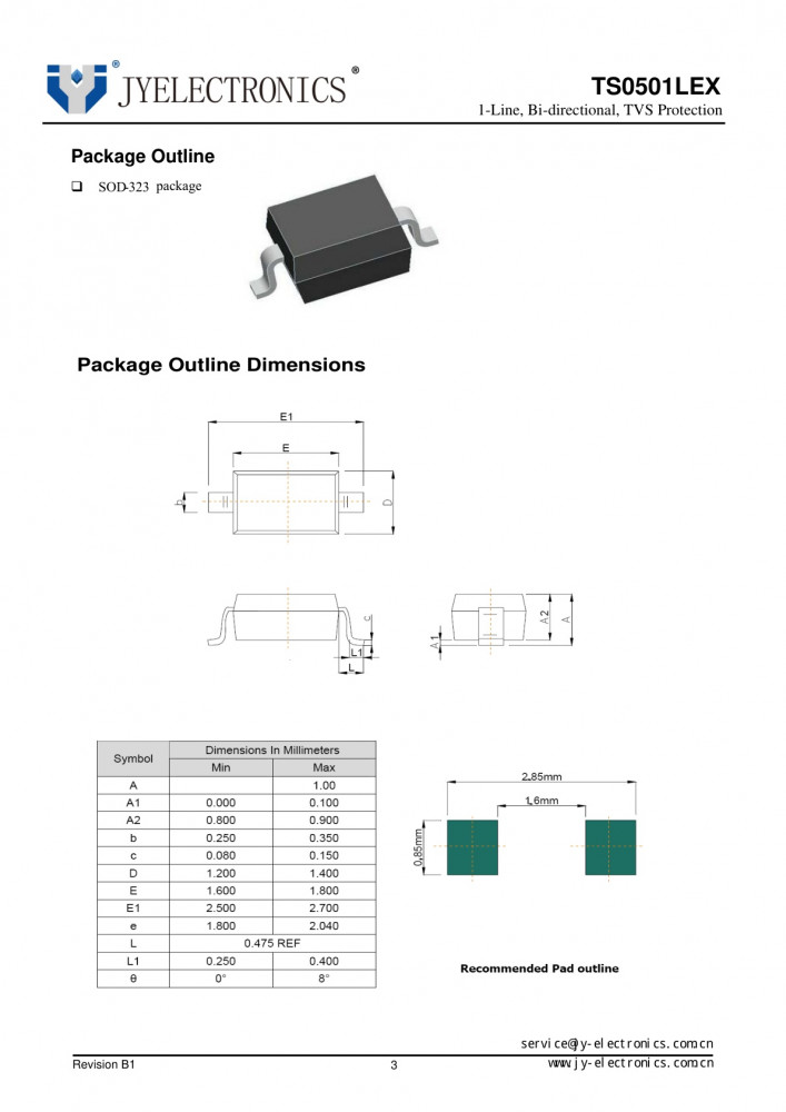 TS0501LEX datasheet page 3
