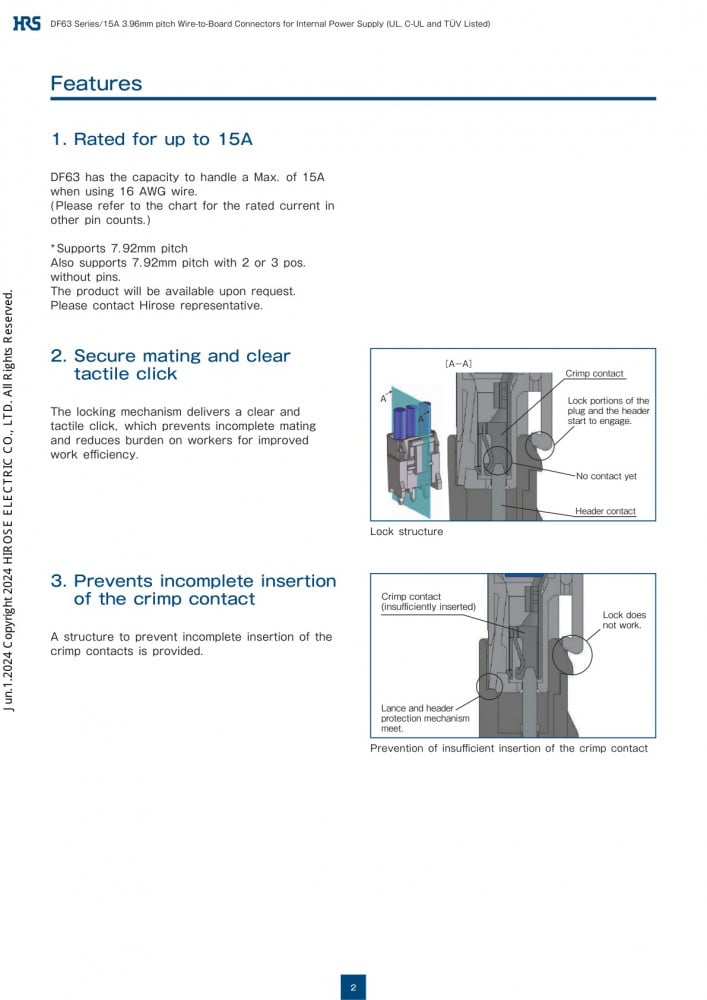 HRS DF63 datasheet page 2