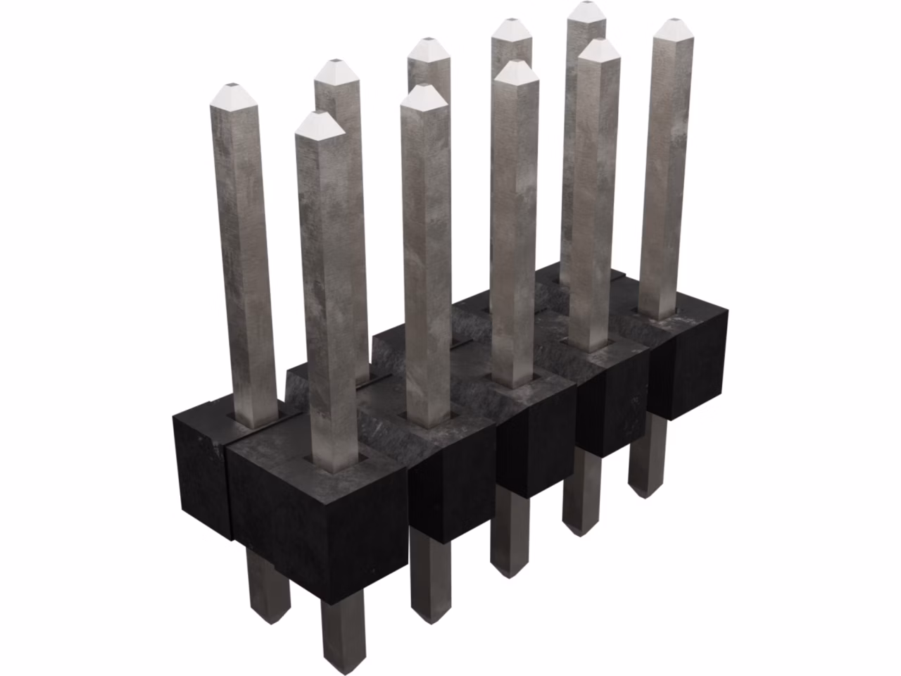 C-Grid Header, 2.54mm Pitch, Through Hole, Dual Row, Vertical, 10 Circuits, 2.54µm Tin (Sn) Plating, Tray Packaging, Lead-Free for sale