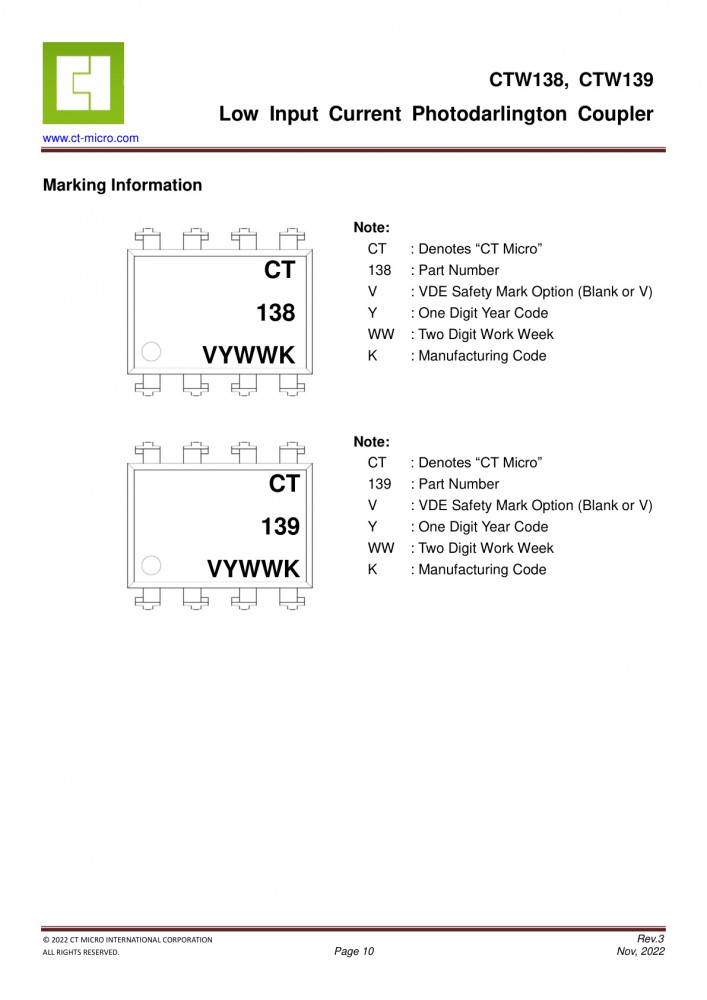 CTW139 datasheet page 10