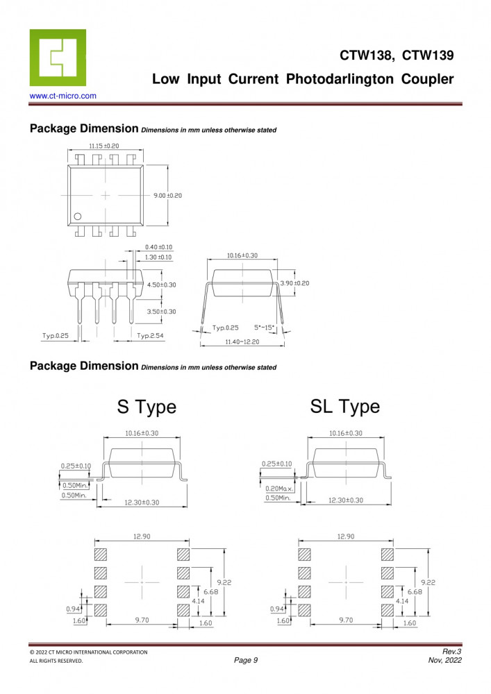 CTW139 datasheet page 9