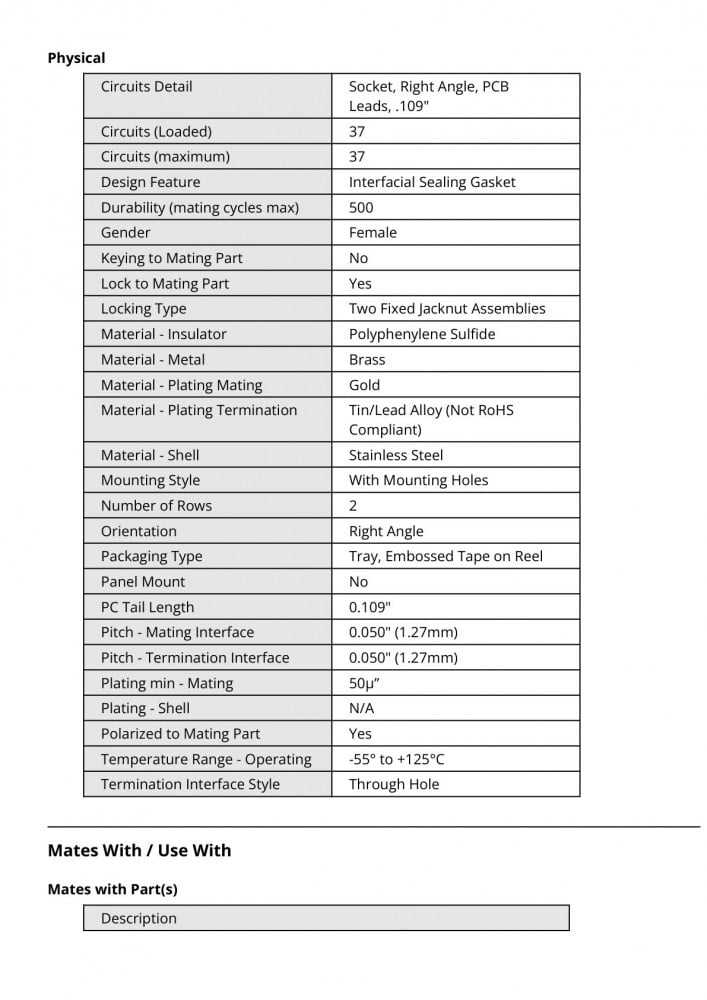 Technical document page 2 for MK-2S5-037-435-220S-900