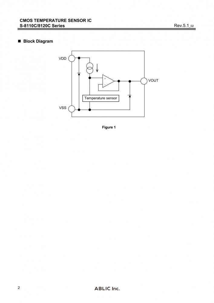 ABLIC S-8110C/8120C datasheet page 2