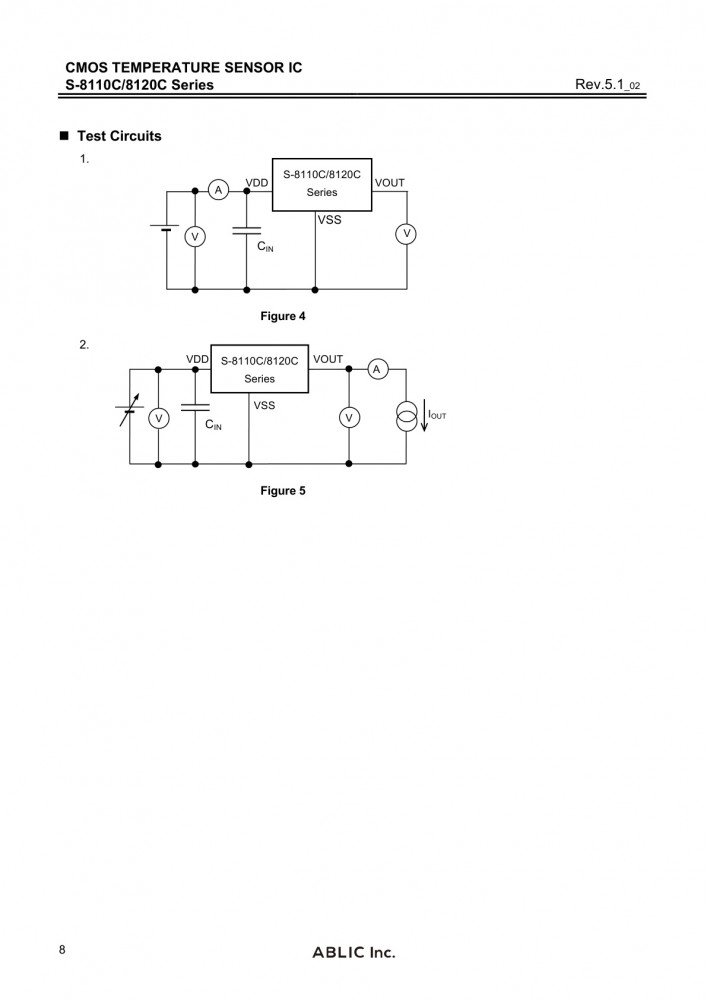 ABLIC S-8110C/8120C datasheet page 8
