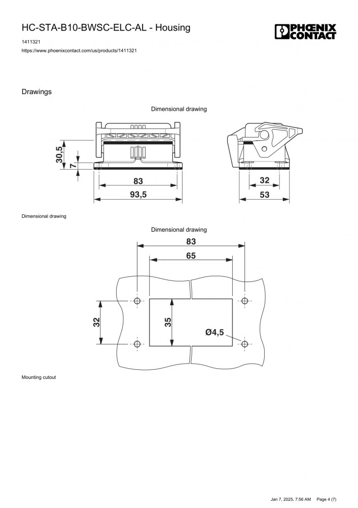Phoenix Contact 1411321 technical document page 4