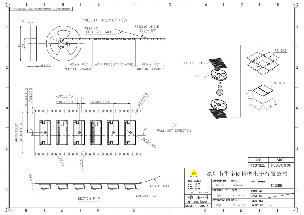 HOAUC HYCW16A-05NGFF-420B drawing page 4