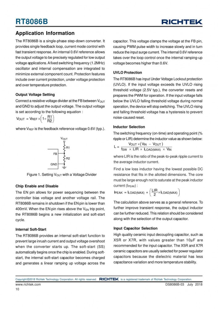 RT8086B datasheet page 10