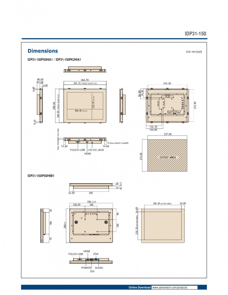 IDP31-150 product document page 2