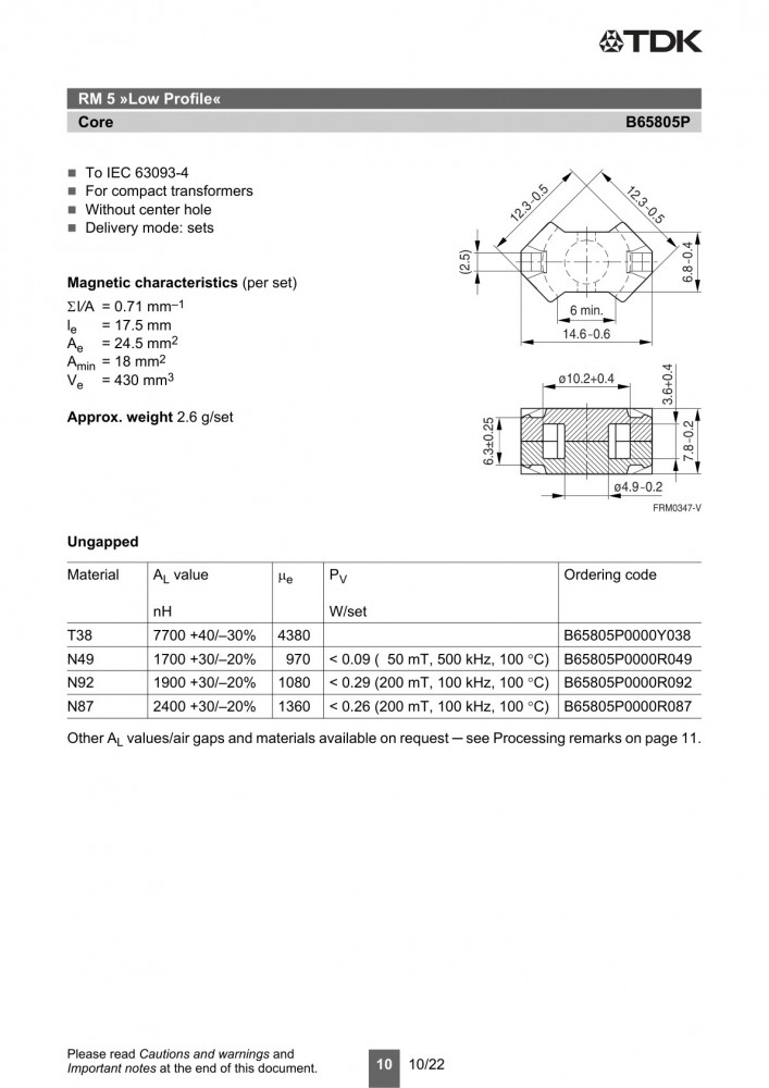 Technical document page 10