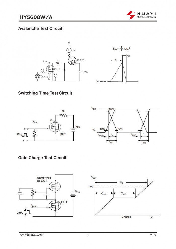 HY5608 technical document page 7