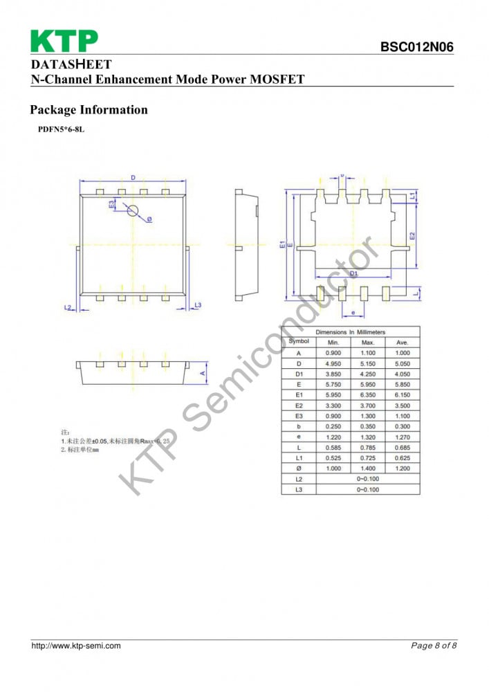 BSC012N06 datasheet page 8