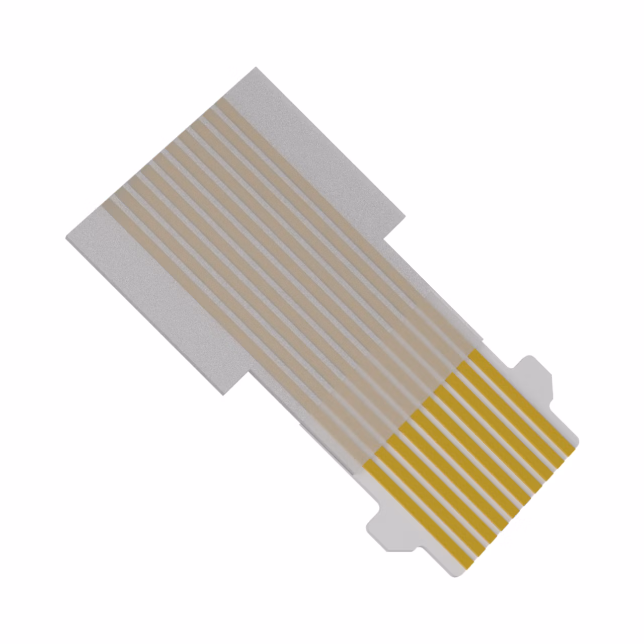 0.50mm Pitch Premo-Flex FFC Jumper with Ears, Same Side Contacts (Type A), 152.00mm Cable Length, Gold (Au) Plating, 10 Circuits for sale