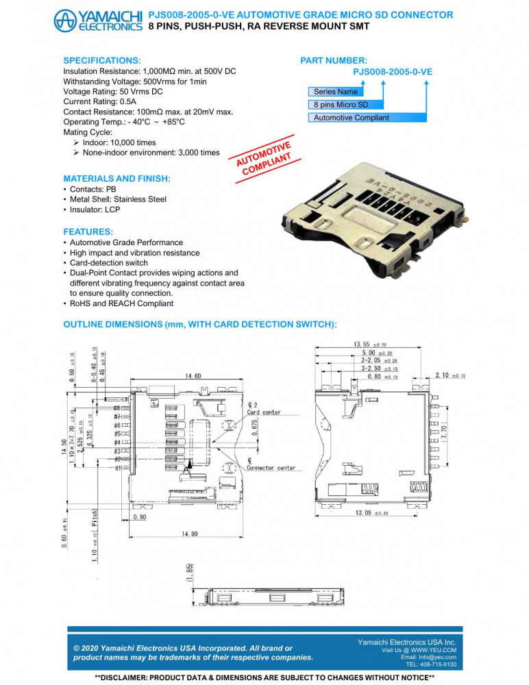 PJS008-2005-0-VE technical document page 1