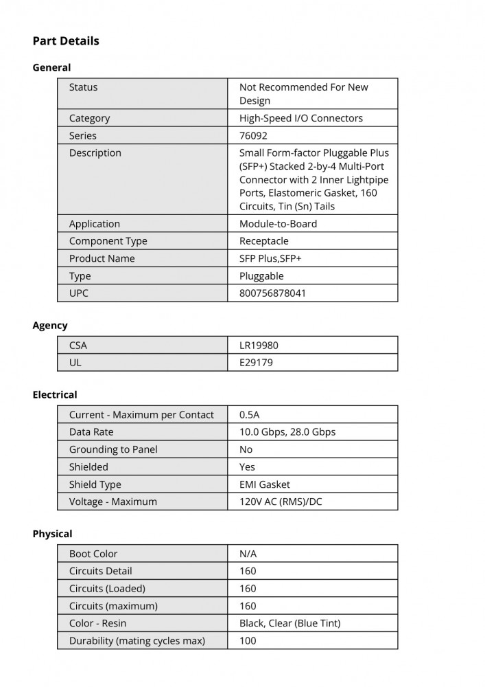 MOLEX 760925002 document preview, page 2