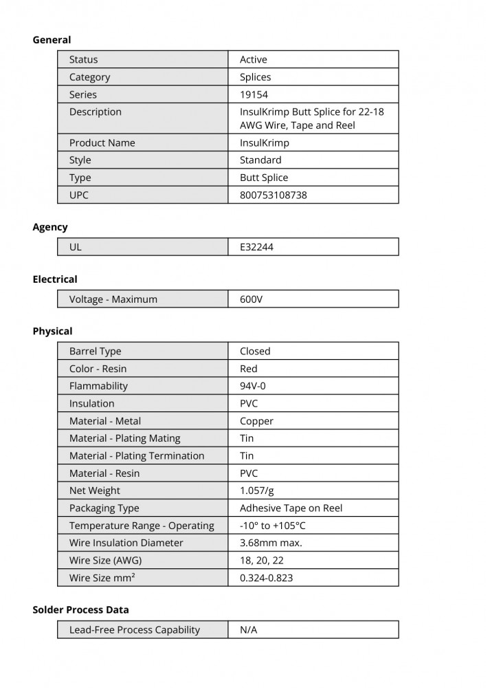 MOLEX 191540006 product document image 2