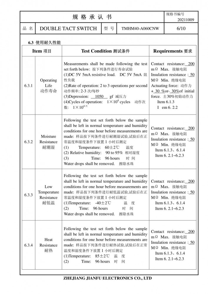 TMHM40-A060CNW-R specification page 7