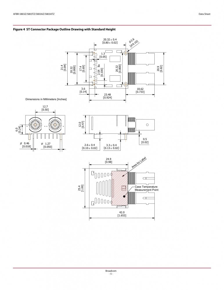 AFBR-5803AZ datasheet page 5