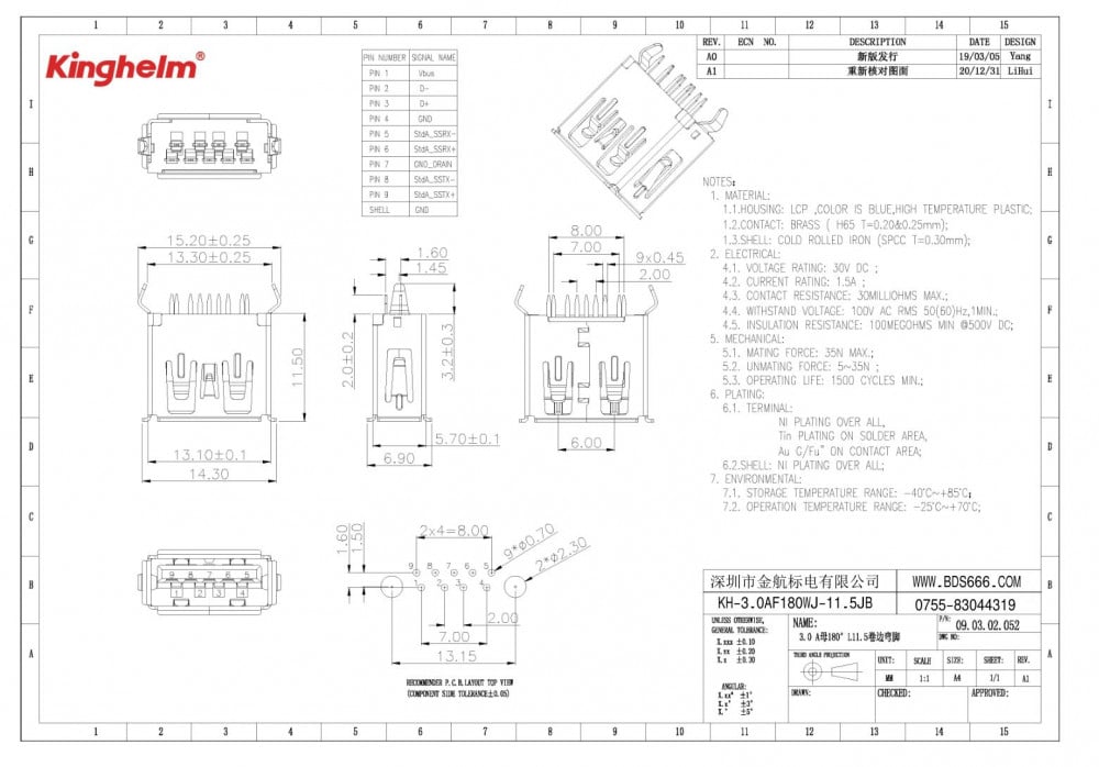 KH-3.0AF180WJ-11.5JB technical drawing preview
