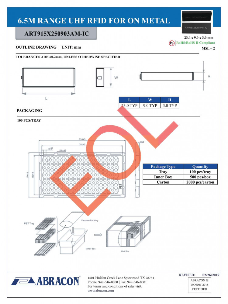 ART915X250903AM-IC technical document page 2