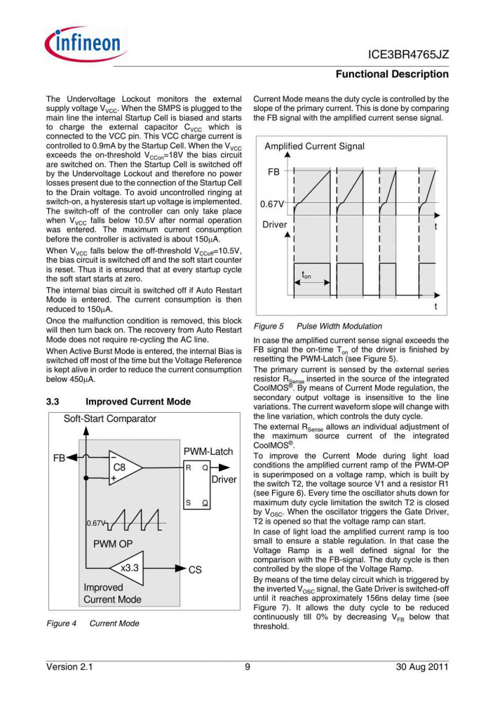 ICE3BR4765JZ datasheet page 9