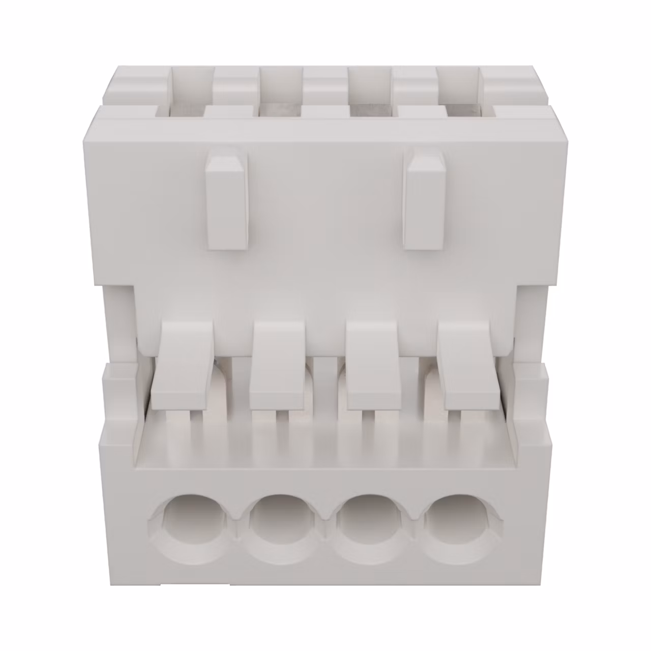 Appli-Mate RAST 2.5 IDT Housing, 2.50mm Pitch, Direct/Indirect, Female, 4 Circuits, Position Keys A, C and E Removed for sale