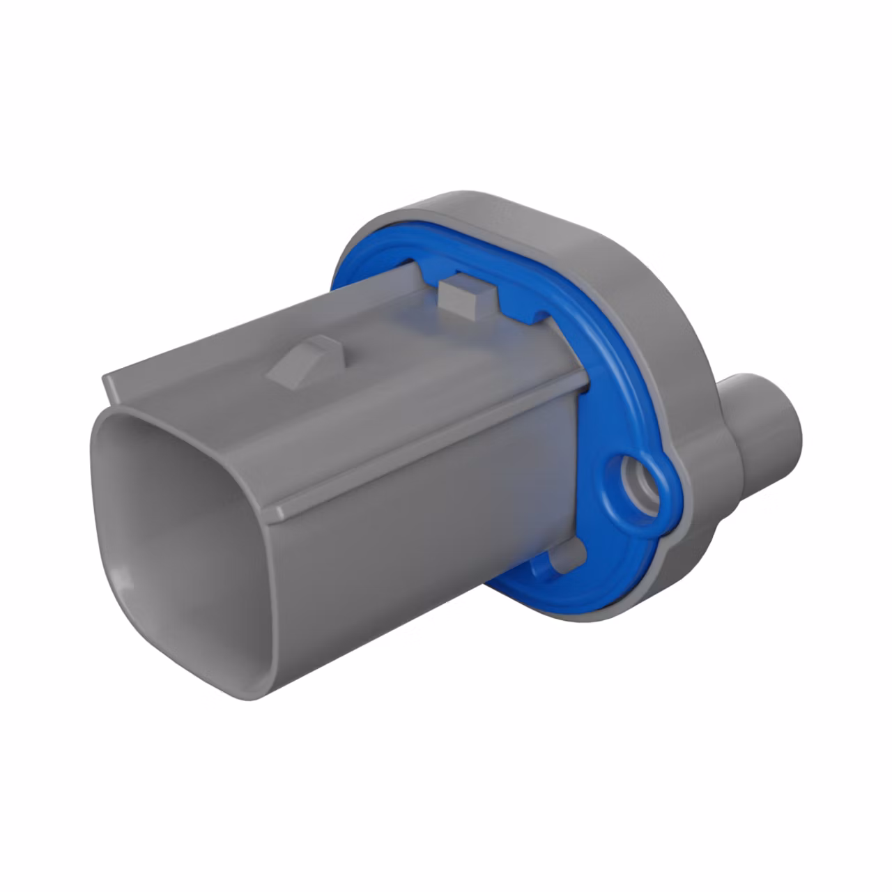 MX150 Panel Mount Male Connector Assembly, Dual Row, 6 Circuits, Keying Option B, Light Gray Housing, Silicone Gasket for sale