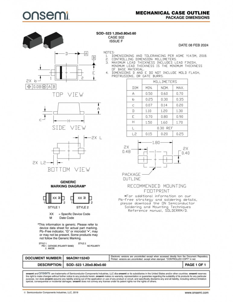 RB521S30T1G datasheet page 3