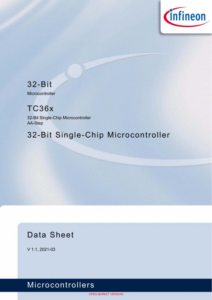 TC36x datasheet page 1
