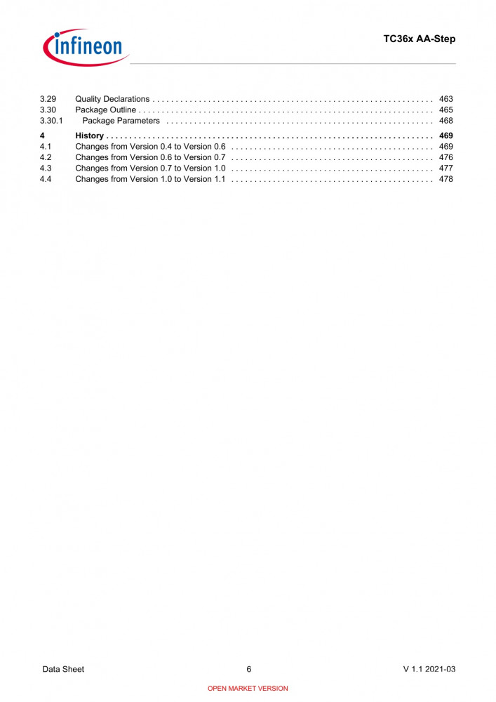 TC36x datasheet page 6