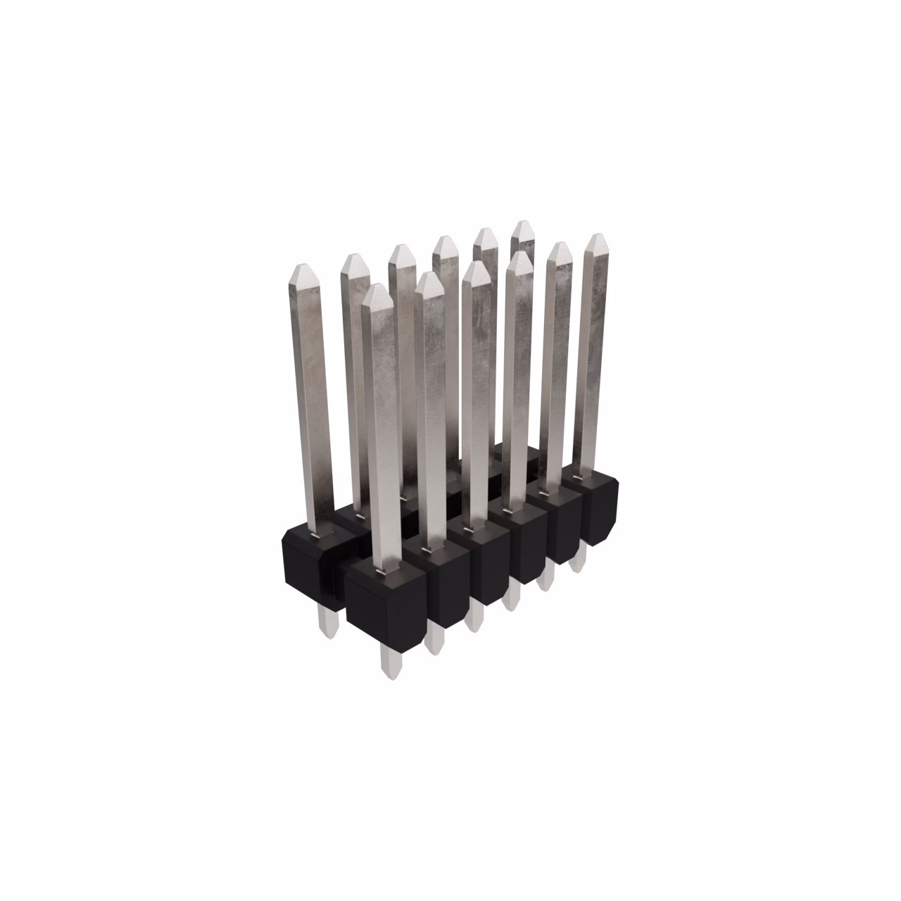 MX150 Dual Row Header, Vertical, 12 Circuits, 1.5µm Tin (Sn) Plating, 16.09mm Mating Pin Length, 3.05mm PC Tail Length for sale
