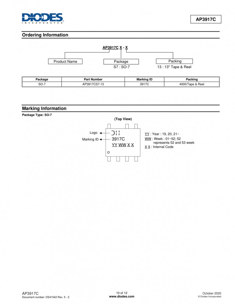 AP3917C datasheet page 10
