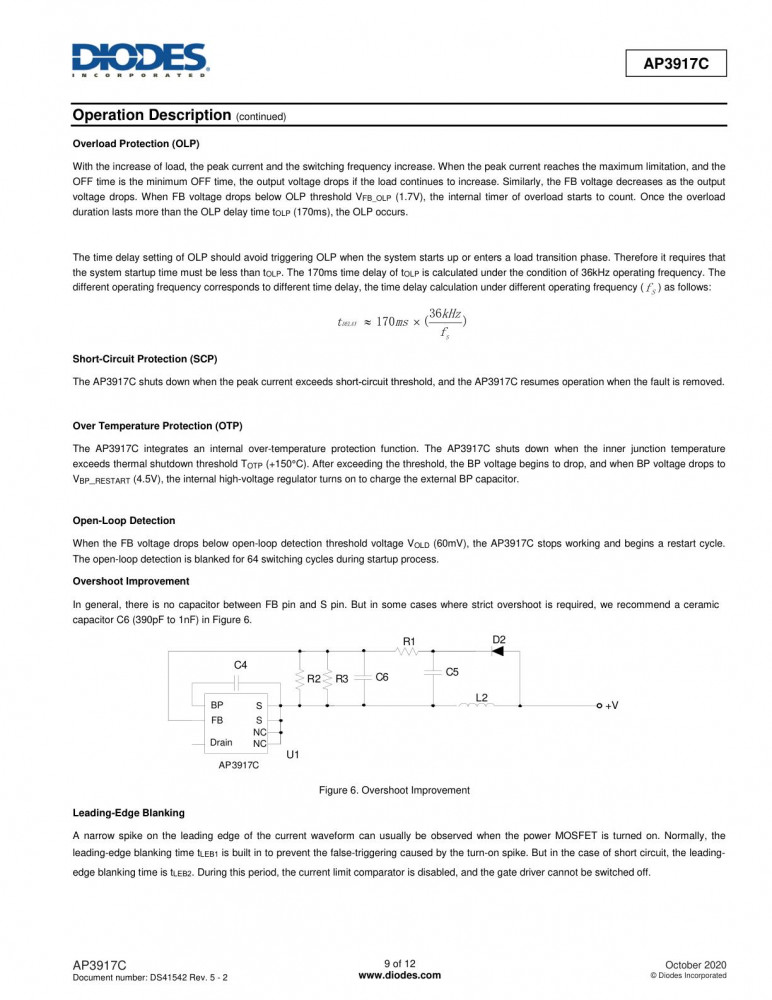AP3917C datasheet page 9