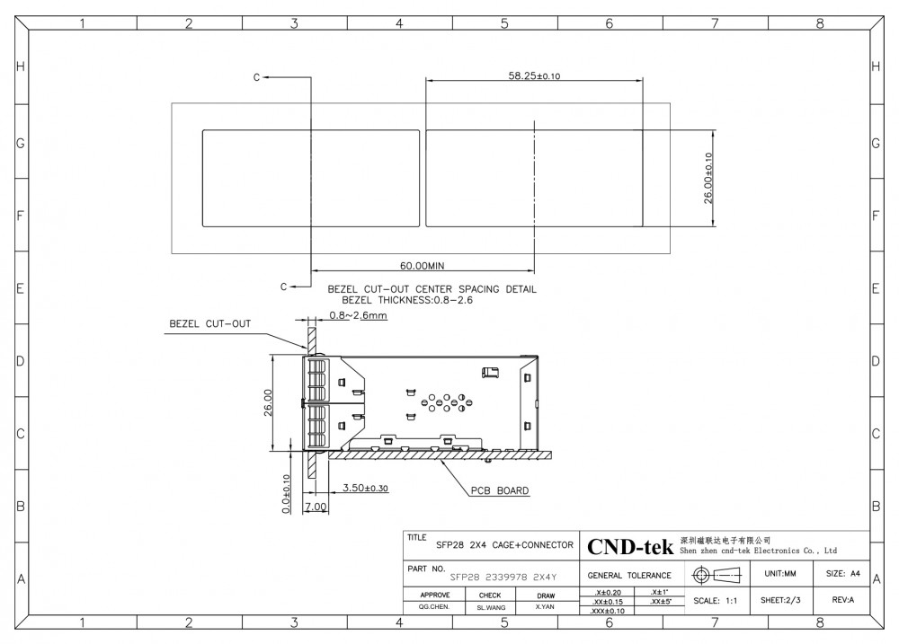 SFP28 2339978 2X4Y drawing page 2