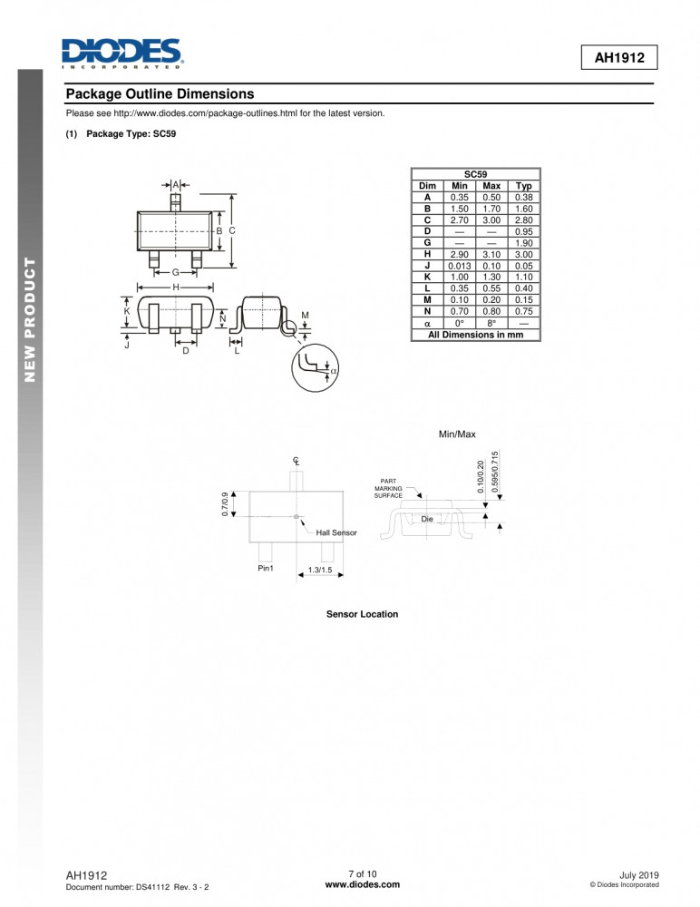 AH1912 datasheet page 7