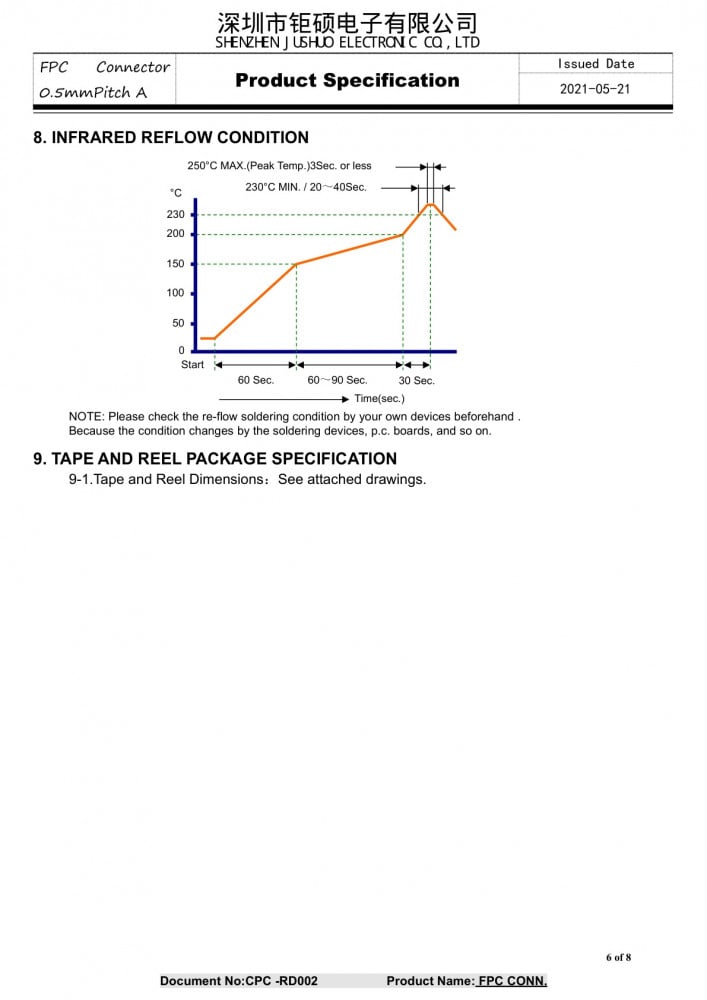 AFH34-S16FIA-1H specification page 9