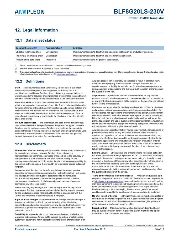 BLF8G20LS-230VU datasheet page 10