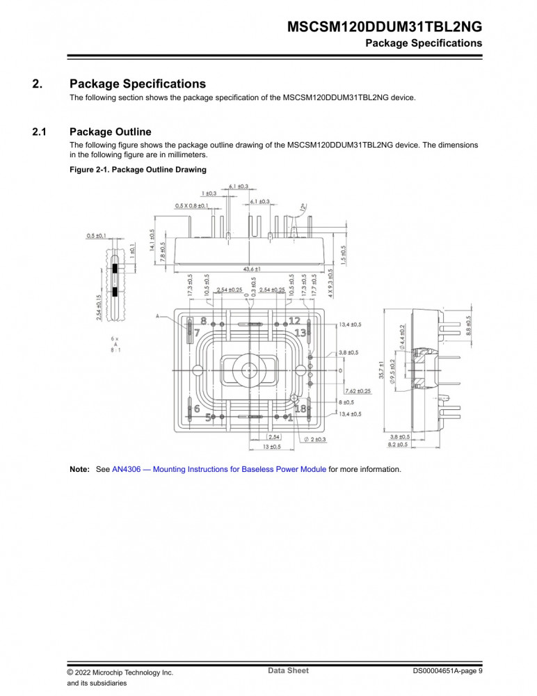 MSCSM120DDUM31TBL2NG datasheet page 9