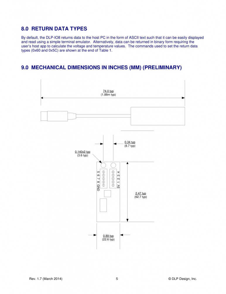 DLP-IO8-G technical document page 5