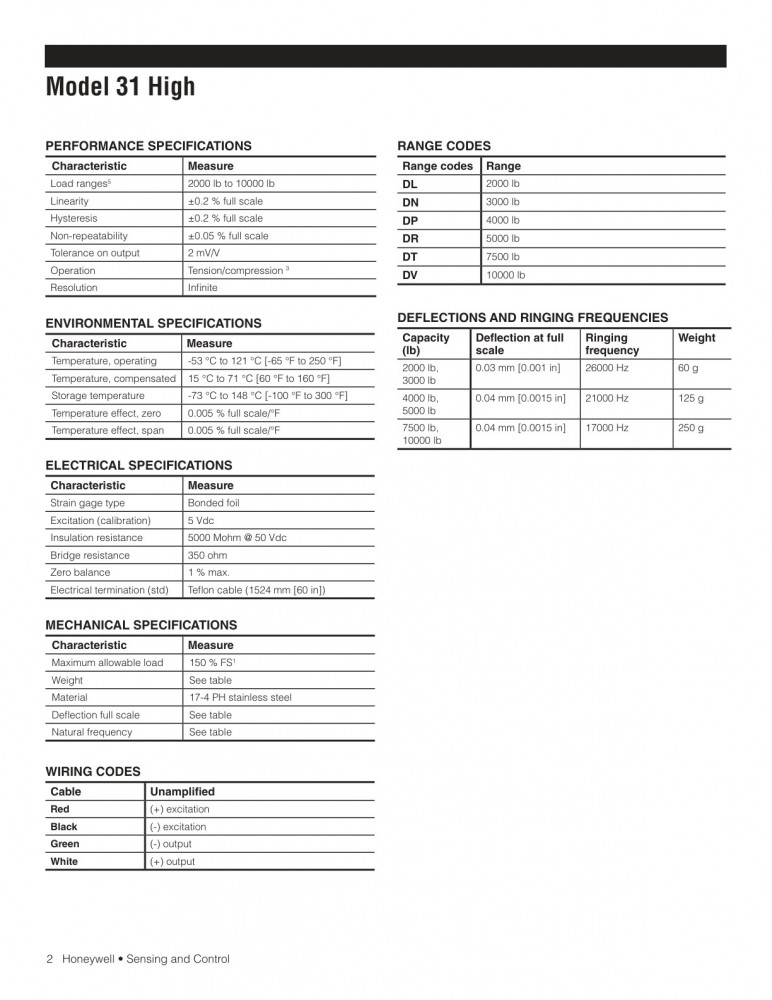 Honeywell Model 31 technical document page 9